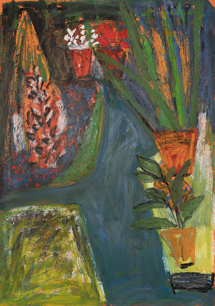 Oil pastel drawings - Brian Innes