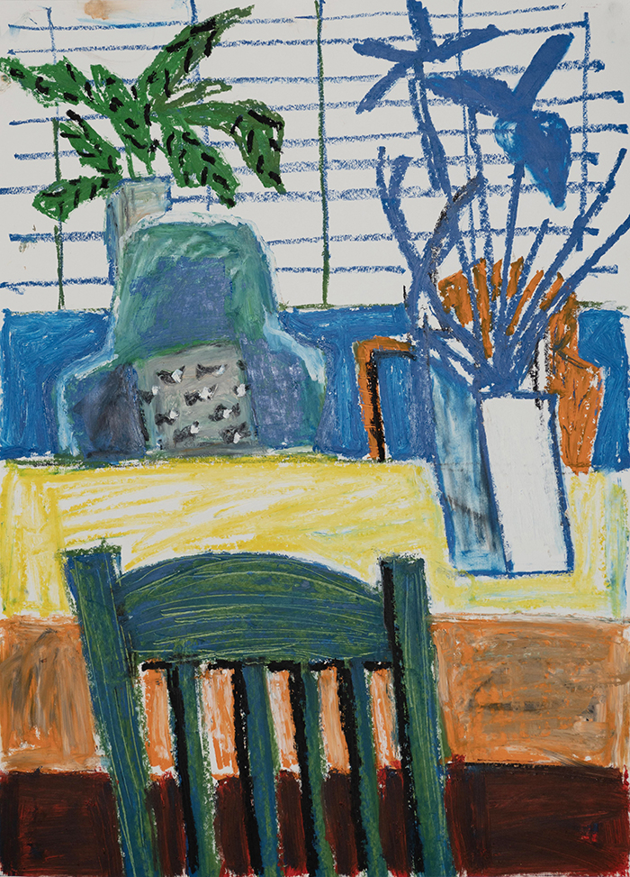 Oil pastel drawings - Brian Innes